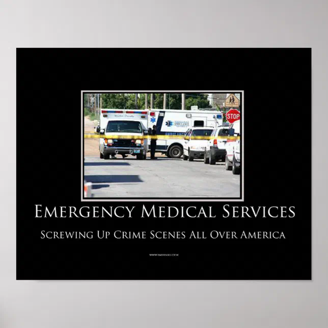Crime Scenes Motivational Poster | Zazzle