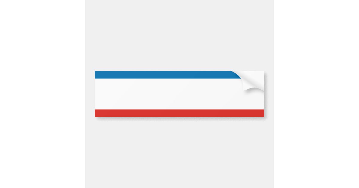 Crimea Flag Bumper Sticker | Zazzle