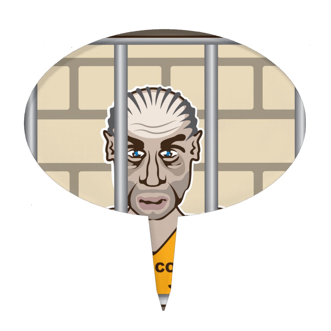 Criminal in Jail Cake Topper | Zazzle