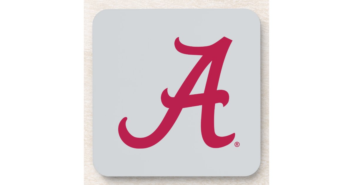 Crimson Alabama A Coaster | Zazzle