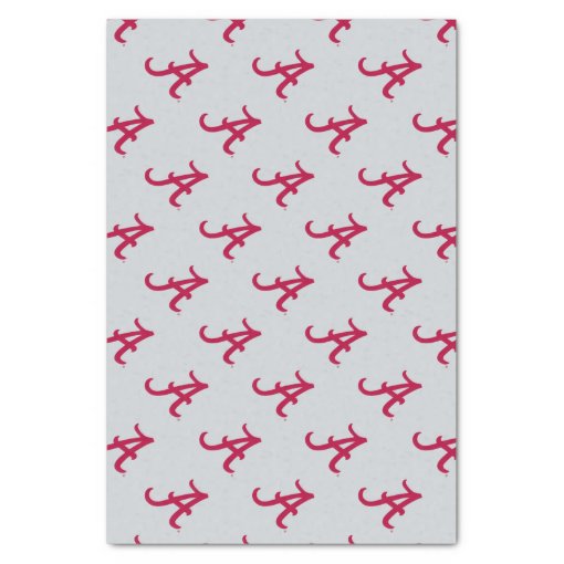 Crimson Alabama A Tissue Paper | Zazzle