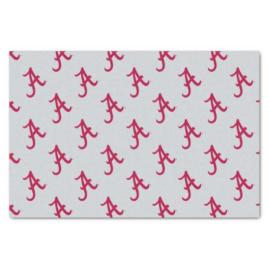 Crimson Alabama A Tissue Paper | Zazzle.com