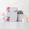 Crimson Alabama A Wrapping Paper | Zazzle