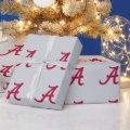 Crimson Alabama A Wrapping Paper | Zazzle