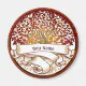 Crimson Family Tree Surname Magnet | Zazzle