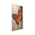 Crimson Lacewing Butterfly Gold Ruby Art Print | Zazzle
