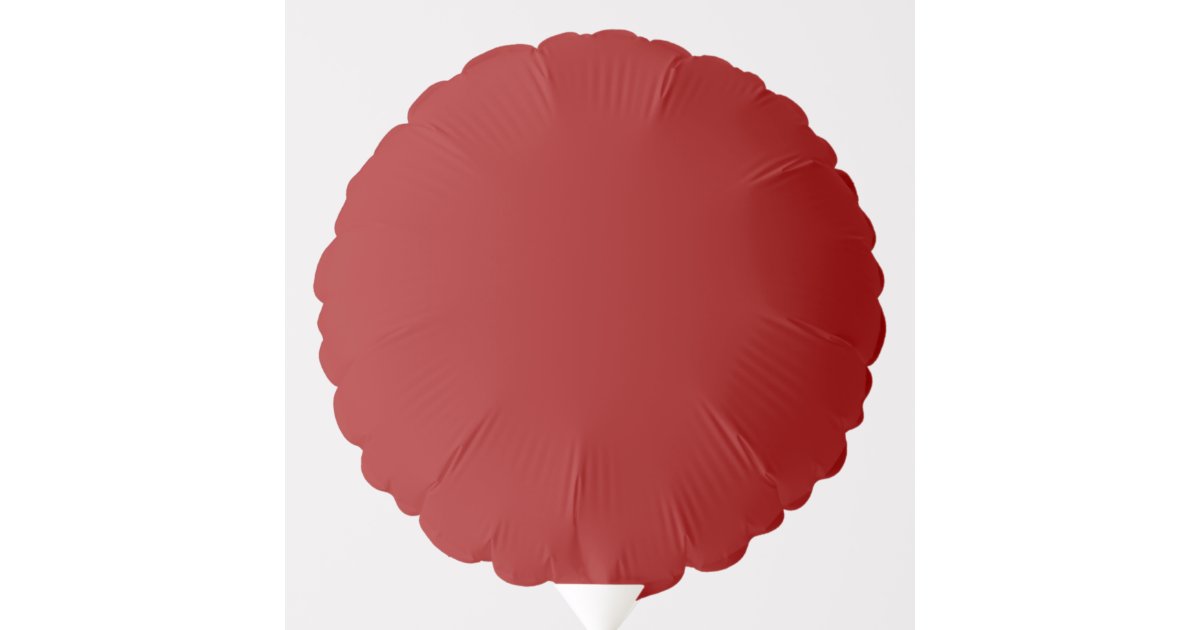 Crimson Red Solid Color | Classic | Elegant Balloon | Zazzle