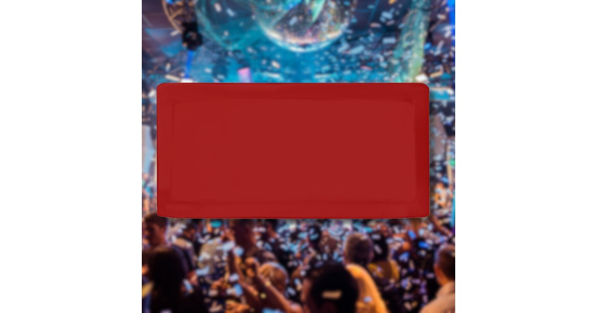 Crimson Red Solid Color | Classic | Elegant Banner | Zazzle