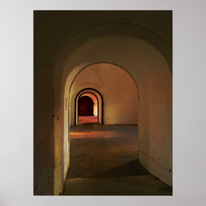 Cristobal Corridor Poster Print | Zazzle