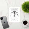CRNA Nursing Graduation Gold Foil Invitation | Zazzle