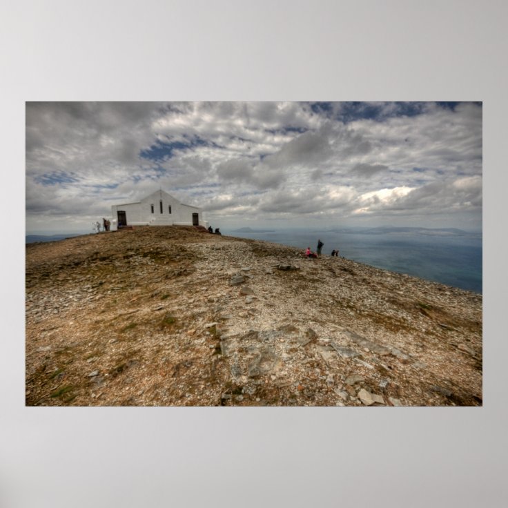 Croagh Patrick church Poster | Zazzle