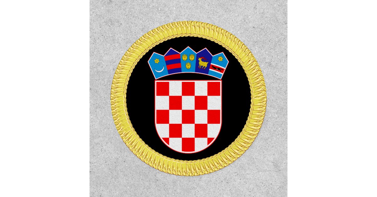 Croatia coat of arms patch | Zazzle