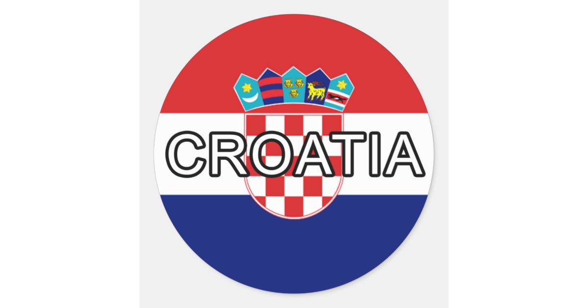 Croatia Euro Sticker | Zazzle
