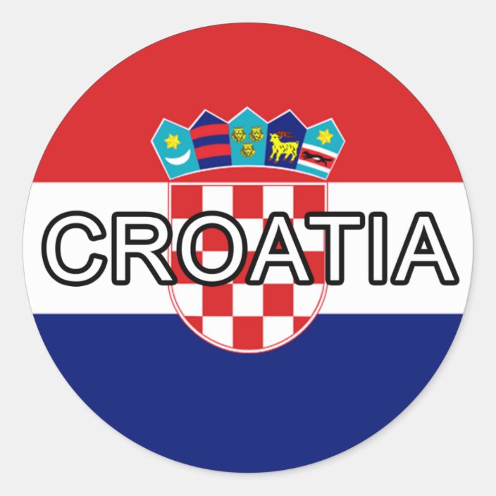 Croatia Euro Sticker | Zazzle.com