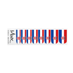 Croatia Flag Minx Nail Art | Zazzle