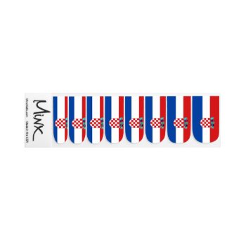 Croatia Flag Minx Nail Art | Zazzle