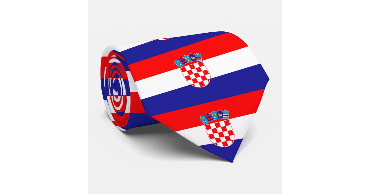 Croatia Flag Neck Tie | Zazzle