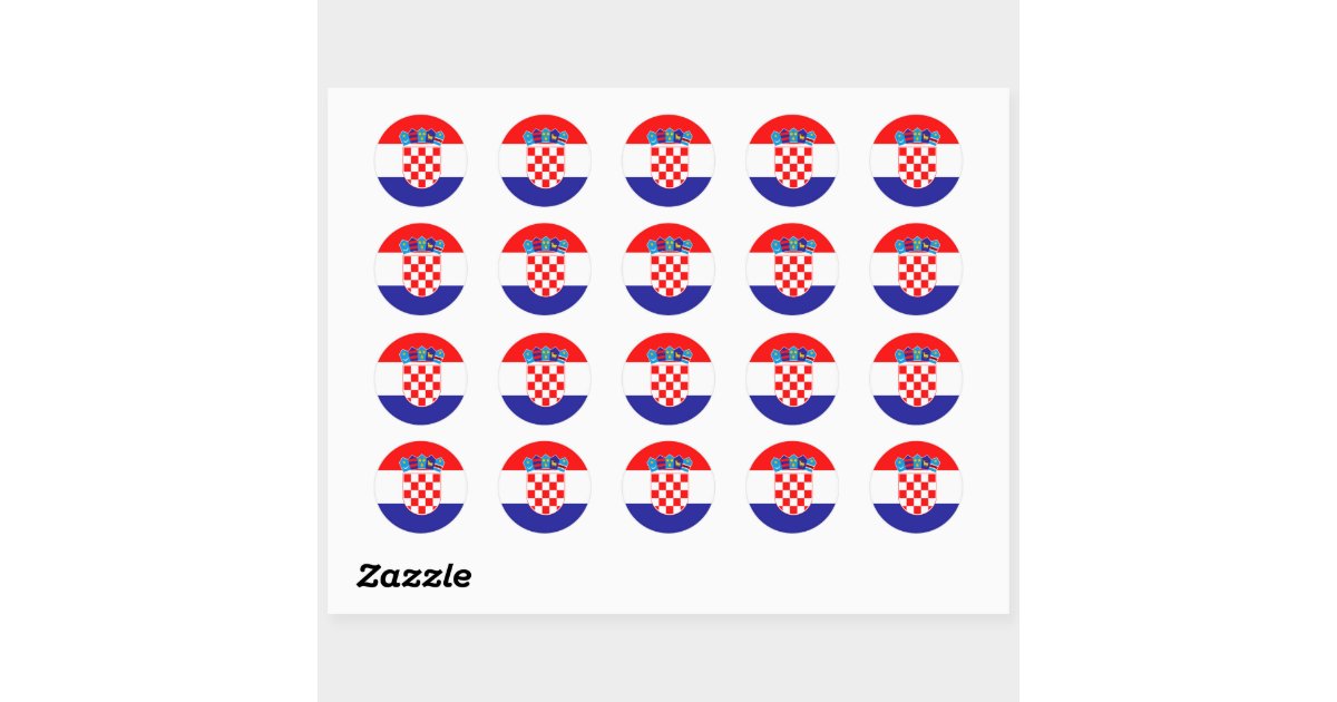 Croatia flag Sticker | Zazzle