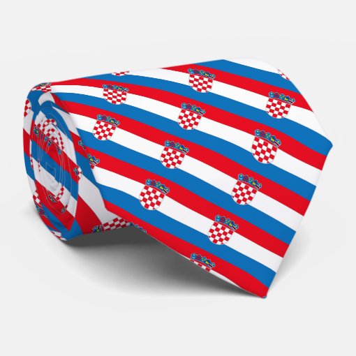 Croatia Flag Tie | Zazzle