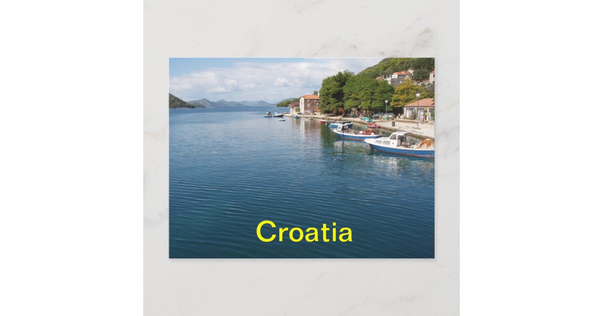 Croatia postcard | Zazzle