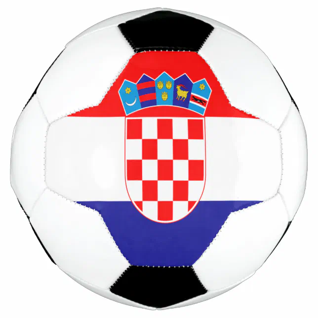 Croatian flag soccer ball | Zazzle