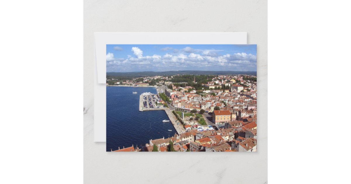 Croatian Skyline Card | Zazzle