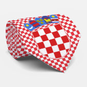 Croatian Tie with Coat of Arms | Zazzle