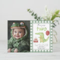 Croc Party | Cute Crocodile Two Croc Birthday Invitation | Zazzle