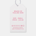 Crochet Clothing Tags Price Tags Small Business | Zazzle