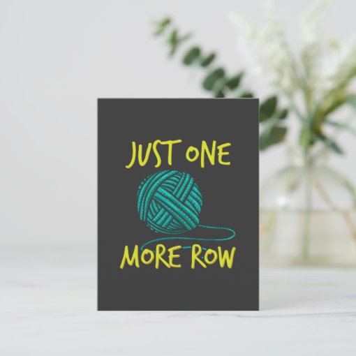 Crochet Crocheting Knitting Postcard | Zazzle