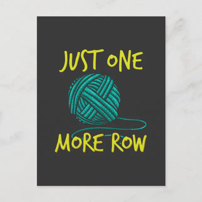 Crochet Crocheting Knitting Postcard | Zazzle