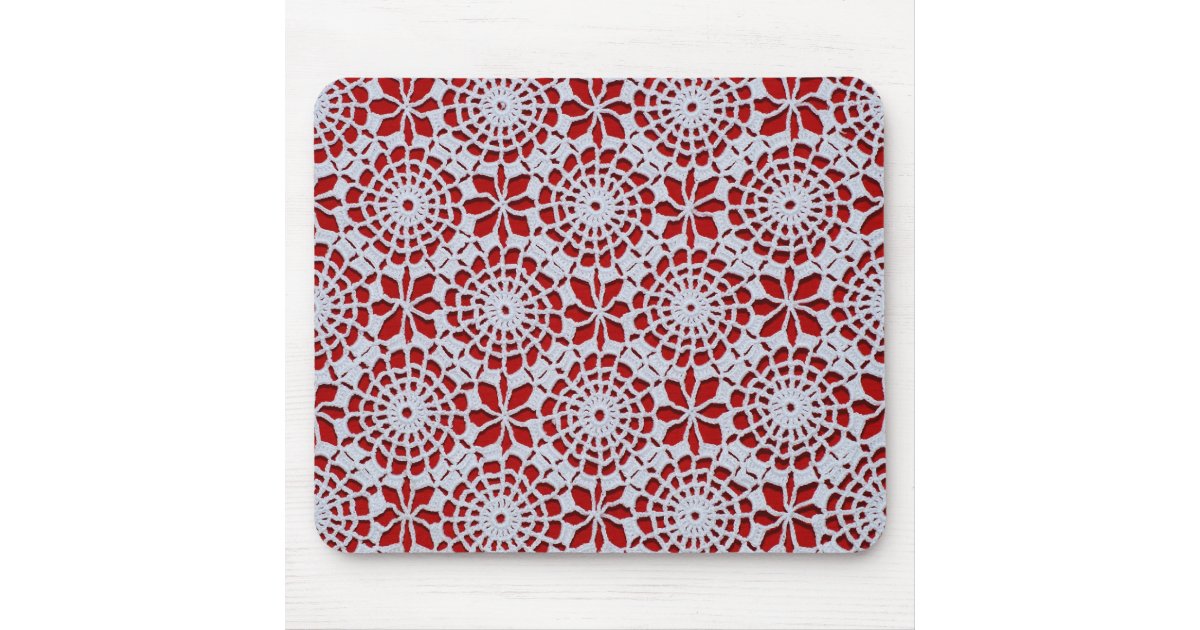 Crochet Design Mouse Pad | Zazzle
