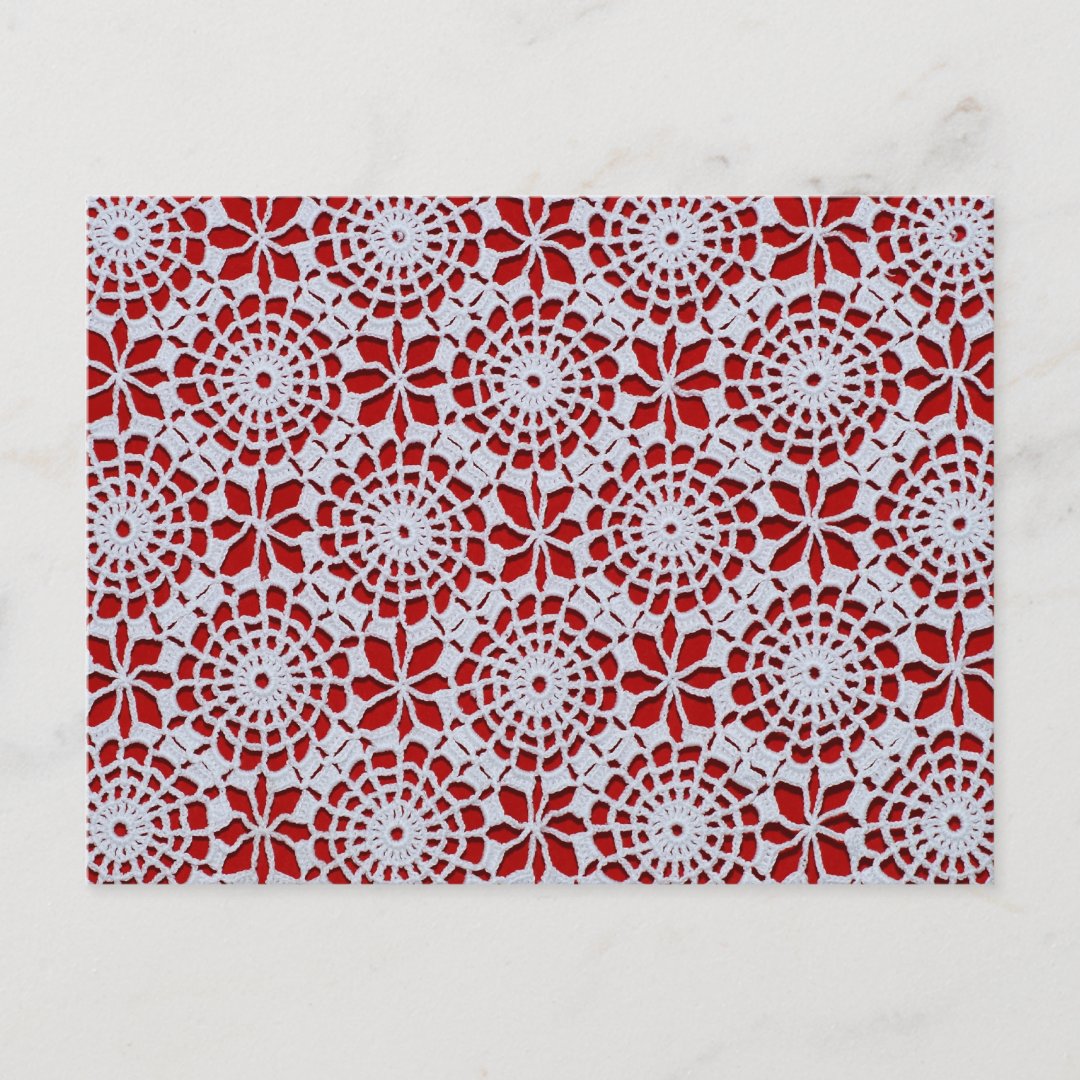 Crochet Design Postcard | Zazzle