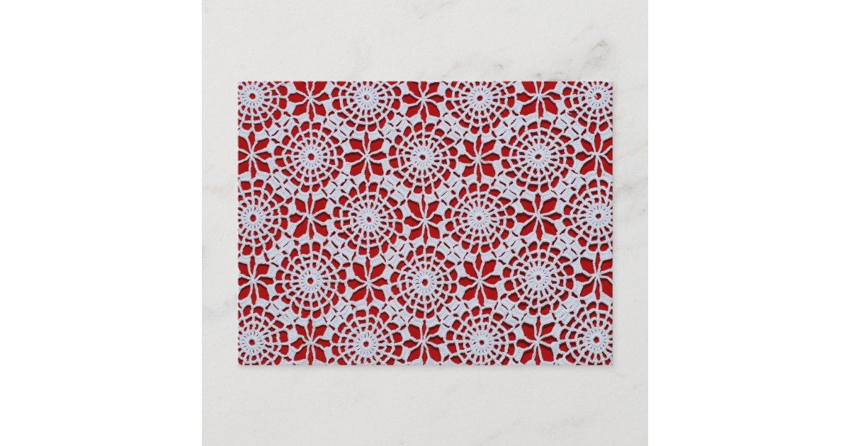 Crochet Design Postcard | Zazzle