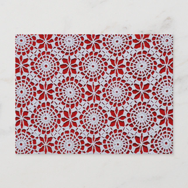 Crochet Design Postcard | Zazzle