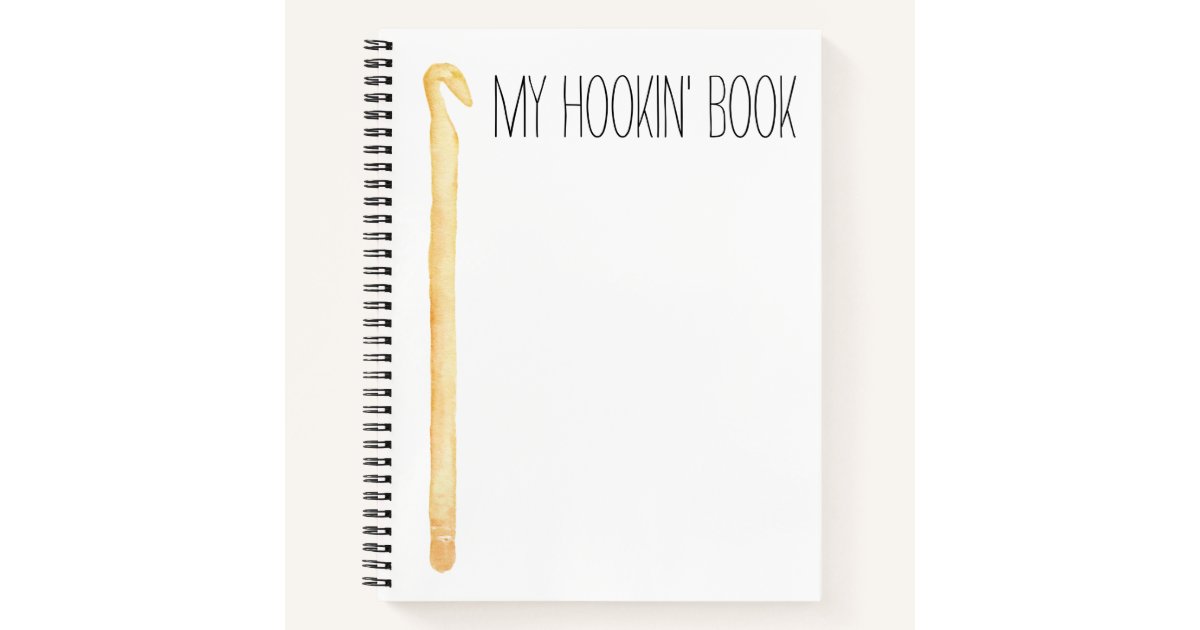 Crochet Hook Notebook | Zazzle