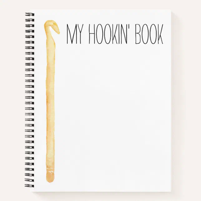 Crochet Hook Notebook | Zazzle