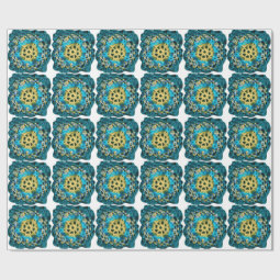 Crocheted Wrapping Paper | Zazzle