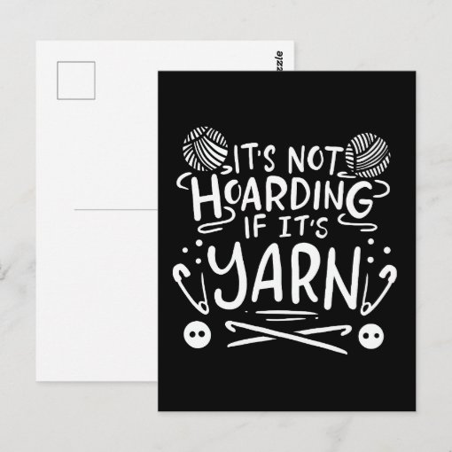 Crocheting Knitting Gifts Postcard | Zazzle