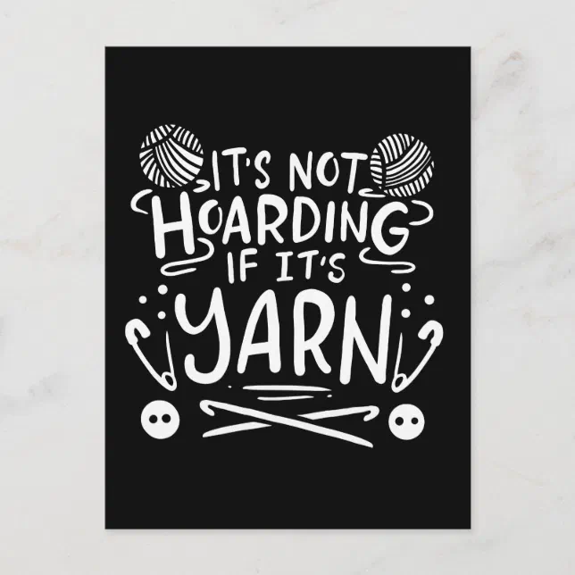 Crocheting Knitting Gifts Postcard | Zazzle