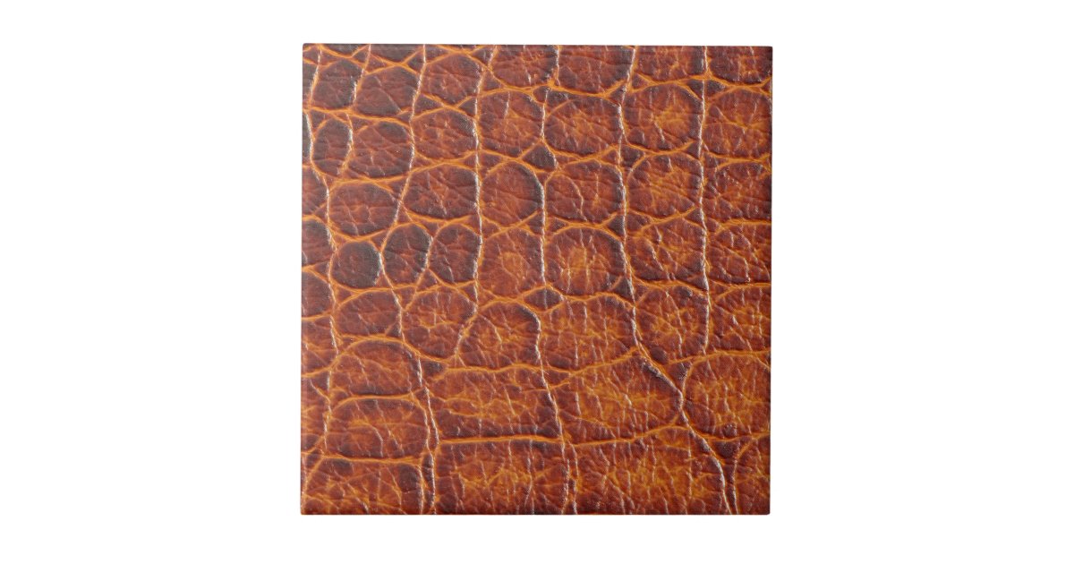 Crocodile Skin Print Tile | Zazzle