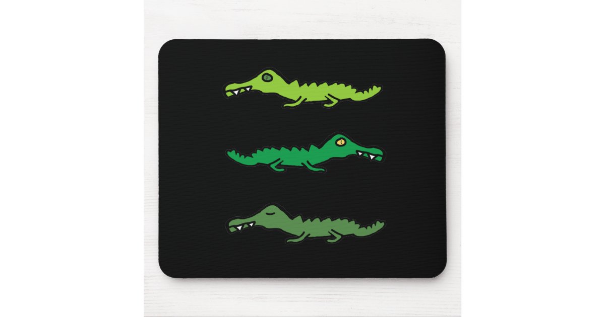 Crocodiles and Alligators Mouse Pad | Zazzle