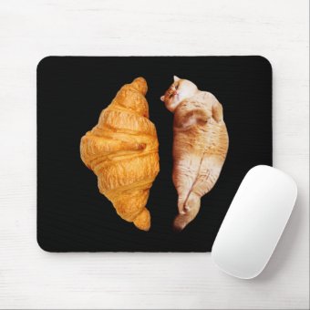 Croissant Mouse Pad | Zazzle