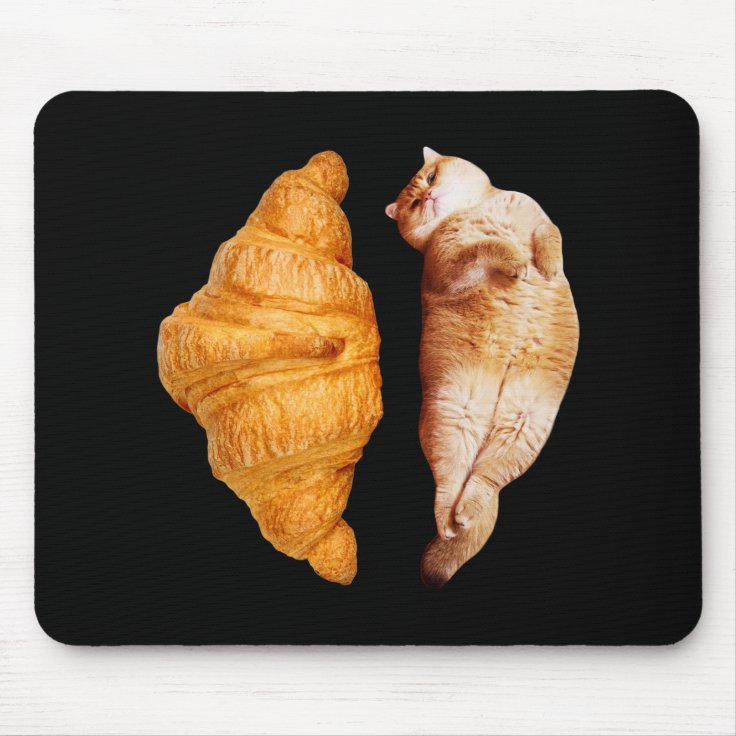 Croissant Mouse Pad | Zazzle