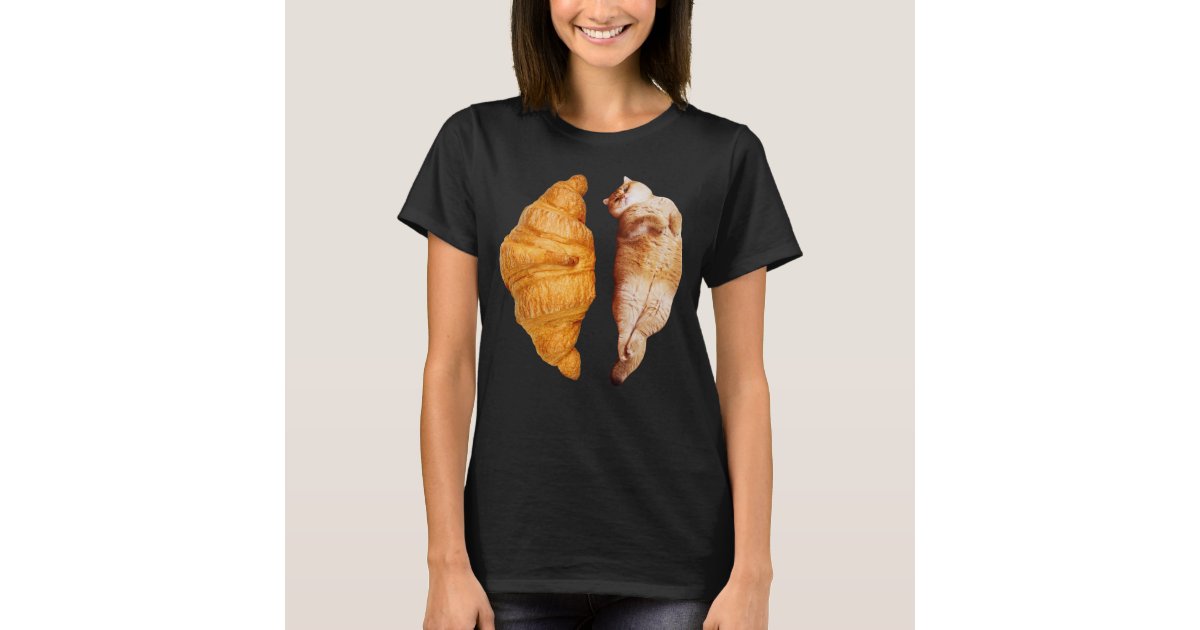 Croissant T-Shirt | Zazzle
