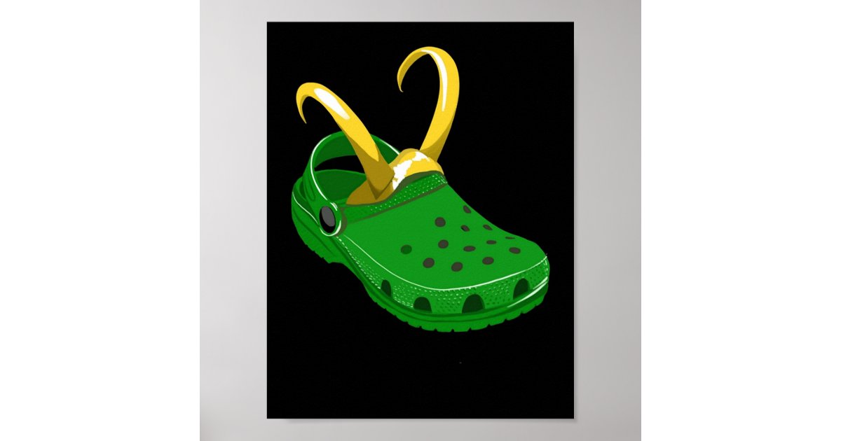 Croki Crocs X Loki Poster | Zazzle