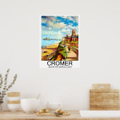 Cromer, Gem of Norfolk coast, England, travel Poster | Zazzle