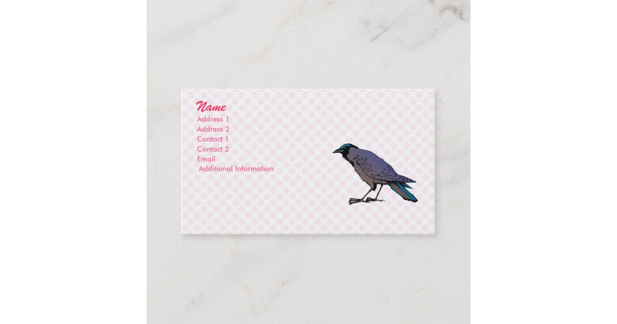 Cromulus Crow Business Card | Zazzle