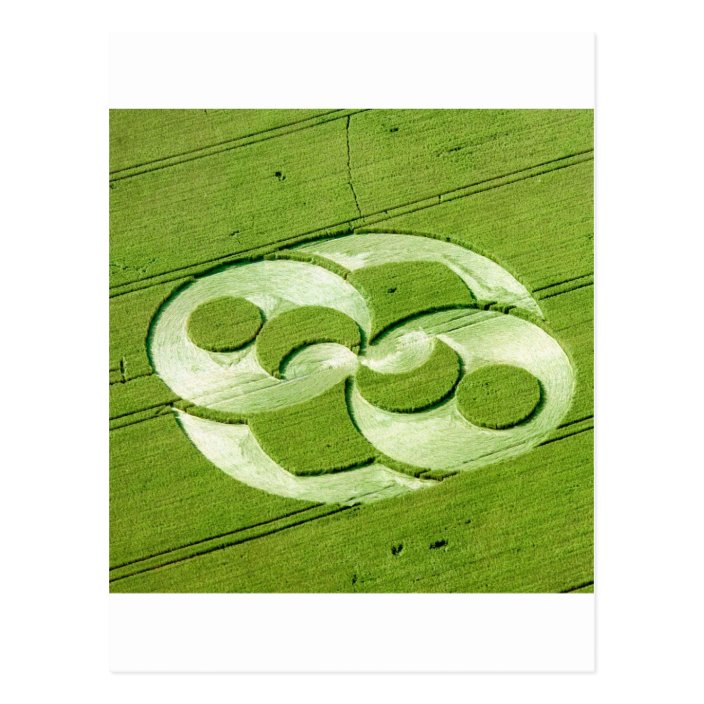 Crop Circle Julia Set Liddington Castle 1996 Postcard | Zazzle.com