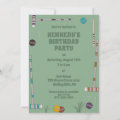 Croquet Set, Yard Game Custom Outdoor Party Invitation | Zazzle